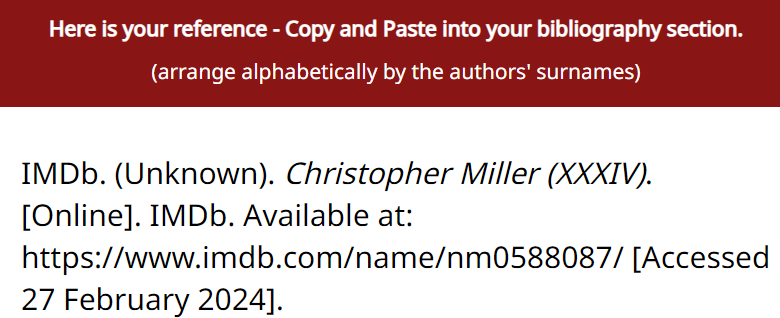 Referencing sources using Neil’s Tool Box and Stride Project Concepts ...